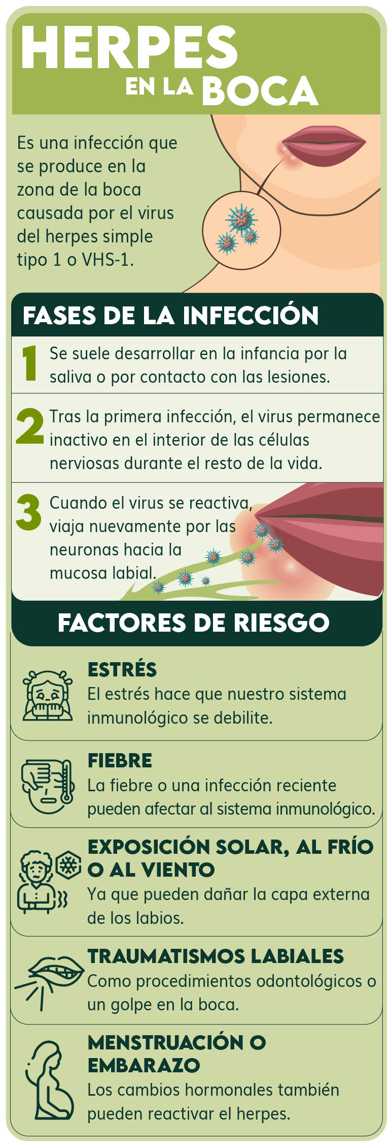 El herpes en la boca, consejos para aliviar síntomas | DKV